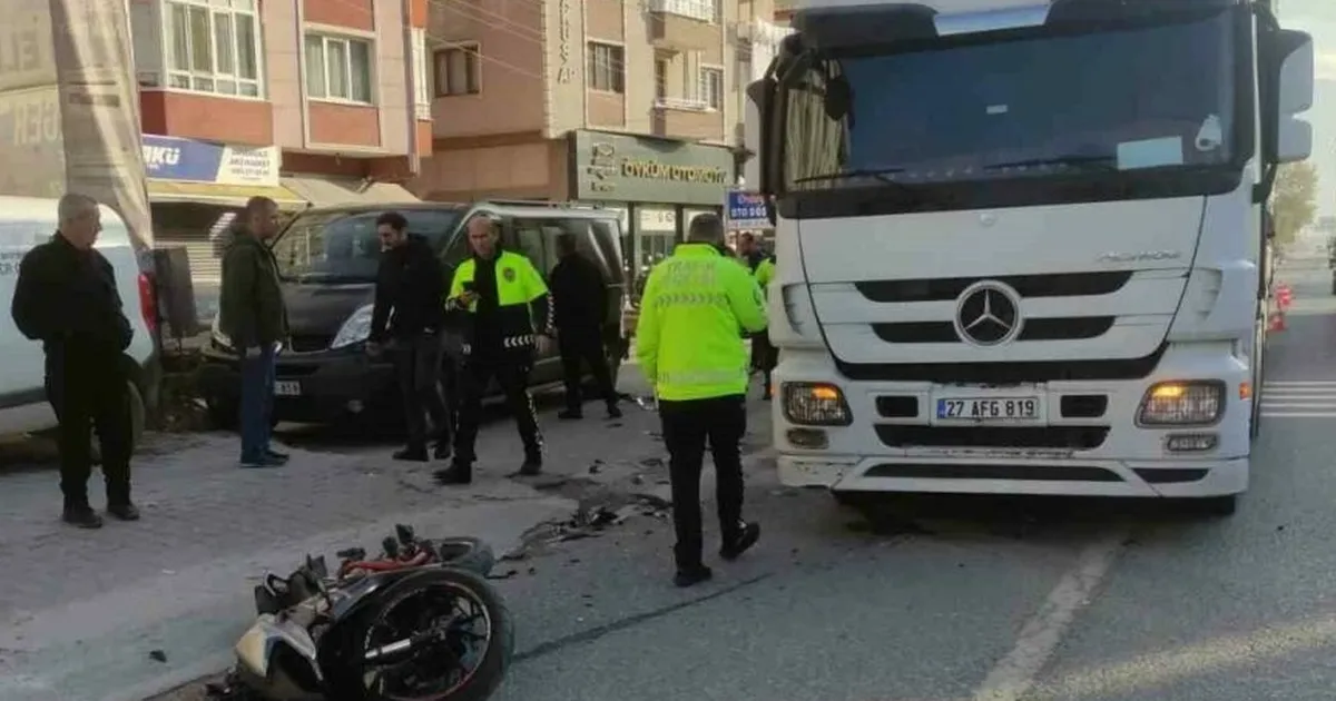 Tek teker üzerinde gidiyordu... - Bolge.com.tr